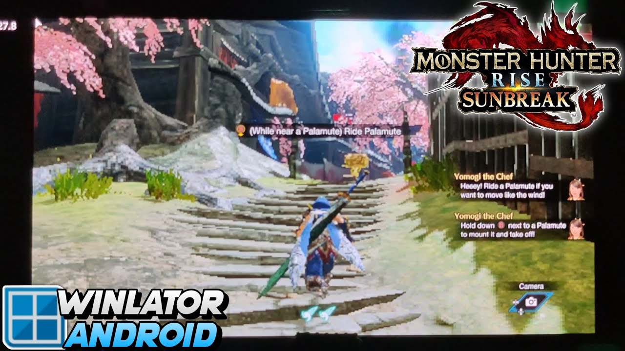 Monster Hunter Rise on Android Winlator v10 Gameplay Test Snapdragon 8s ...