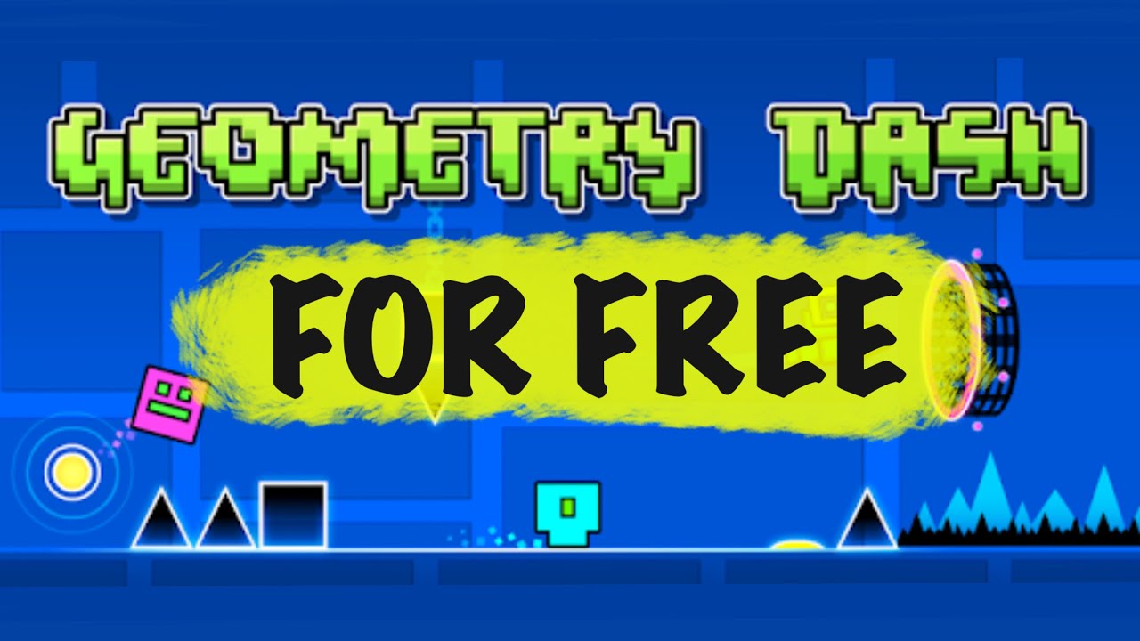 How to download Geometry Dash FULL VERSION FOR FREE!!! - YouTube