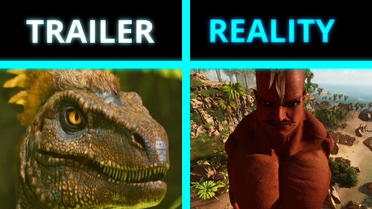 ARK Survival Ascended Trailer vs Reality - YouTube