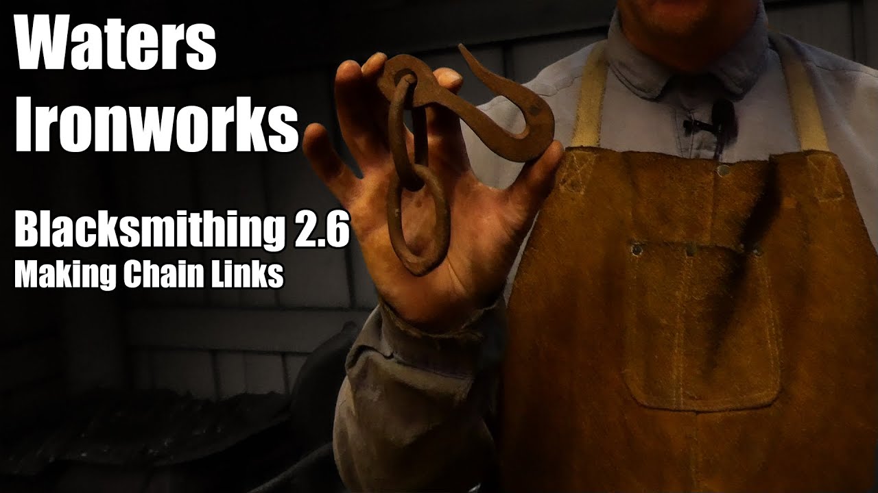 Blacksmithing 2.6 - Chain Links - YouTube