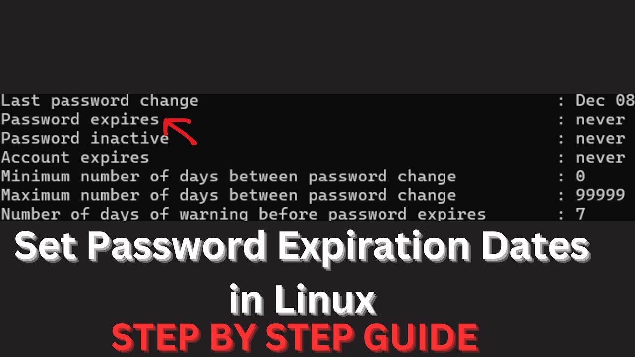 Set Password Expiration Dates in Linux!#Linux#UserManagement# ...