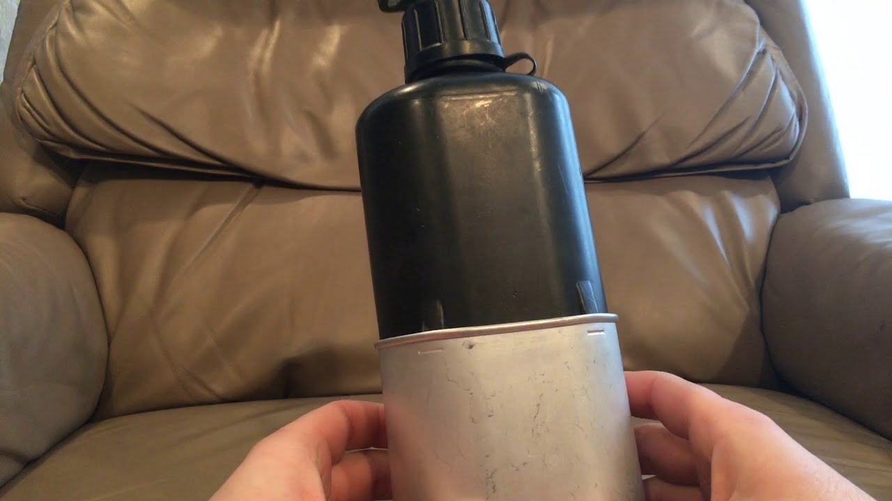 Swiss m84 canteen - YouTube