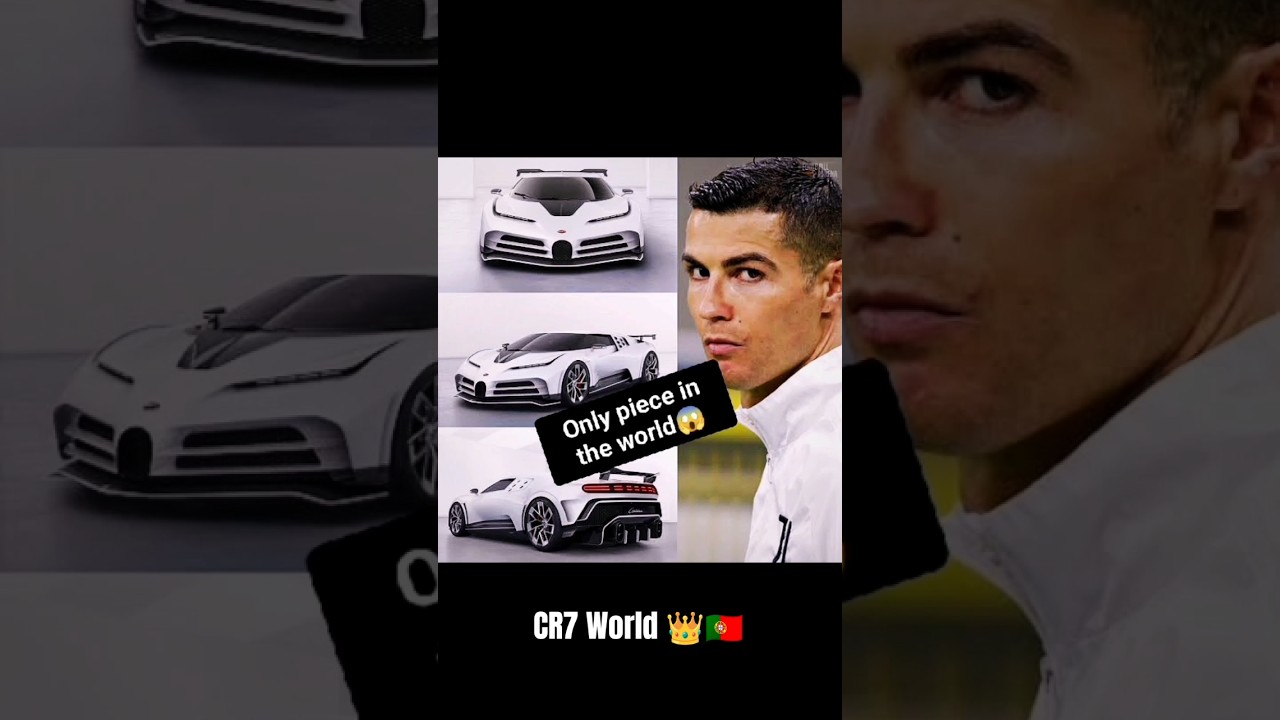 cr7 car collection only piece in the world 😱 #cr7 #ytshorts #football # ...