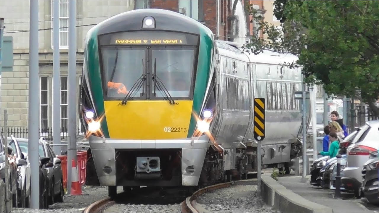Irish Rail 22000 Class Intercity Train - Wexford Town, Ireland - YouTube