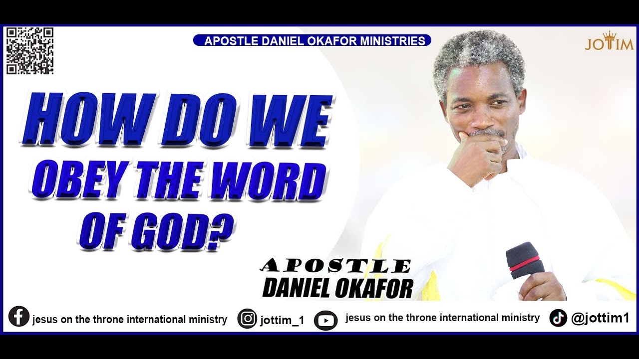 HOW DO WE OBEY THE WORD OF GOD? - YouTube