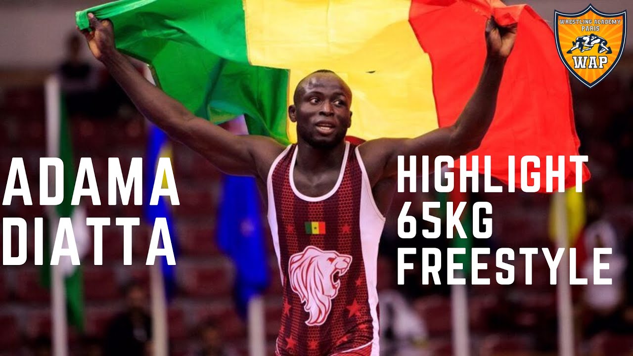 HIGHLIGHT Adama DIATTA 65kg SEN - Freestyle Wrestling - YouTube