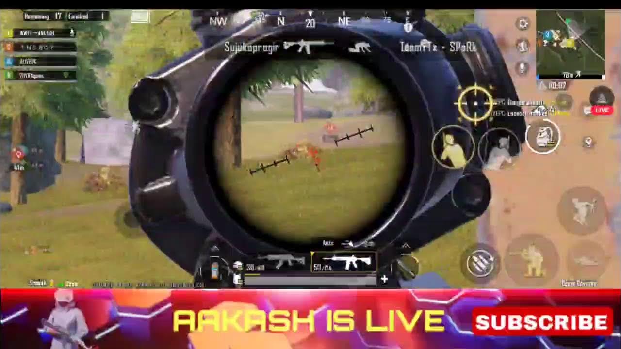 BGMI 3.3 UPDATE LIVE | AAKASH IS LIVE 💥🔥 #bgmi #gameplay - YouTube