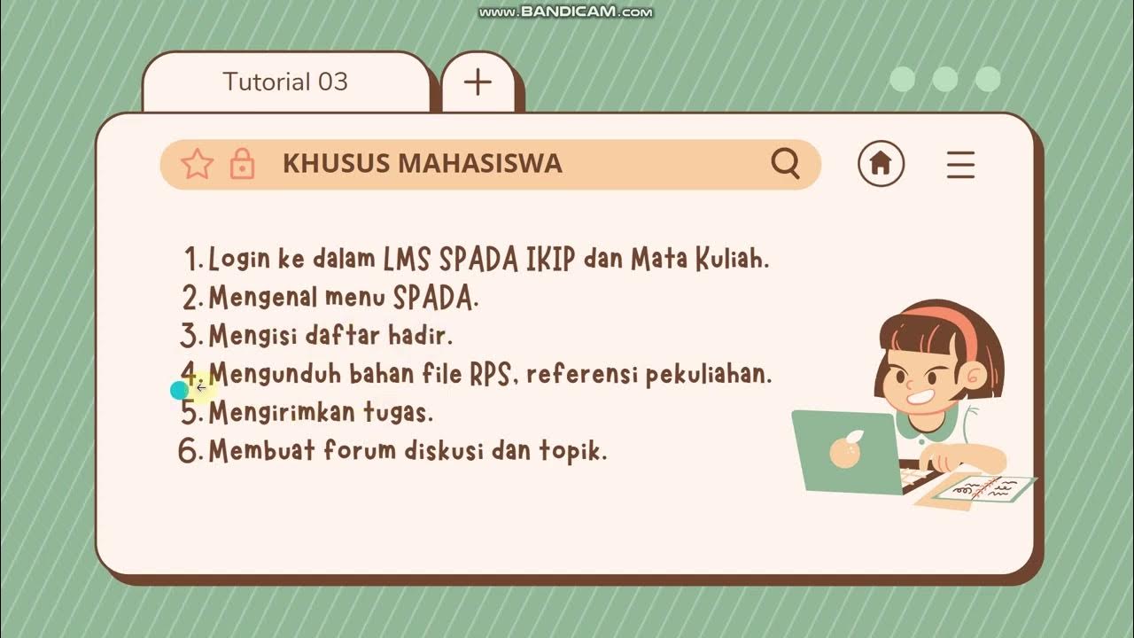 Tutorial LMS SPADA IKIP Siliwangi untuk Mahasiswa Part #1 - YouTube