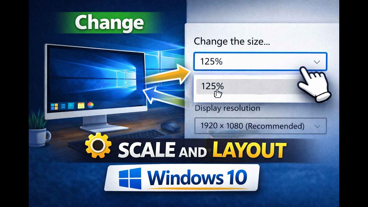 How to Change Scale and Layout in Windows 10 | GearUpWindows Tutorial ...