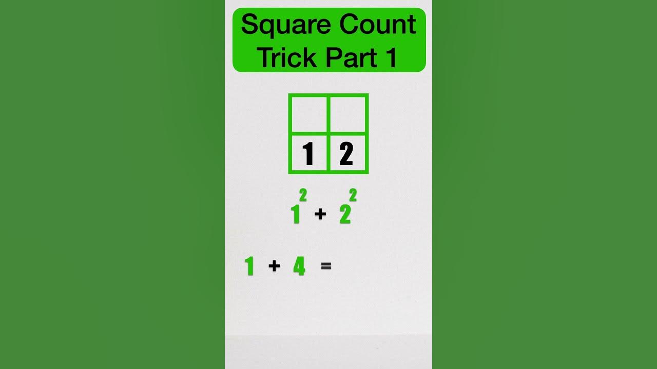 Counting Figures | Reasoning | square tricks | reasoning tricks | 2 Sec tricks / #shorts - YouTube