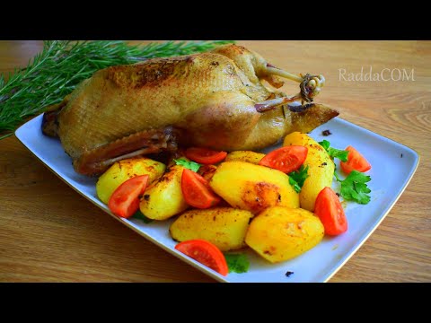 Rața la cuptor cu cartofi