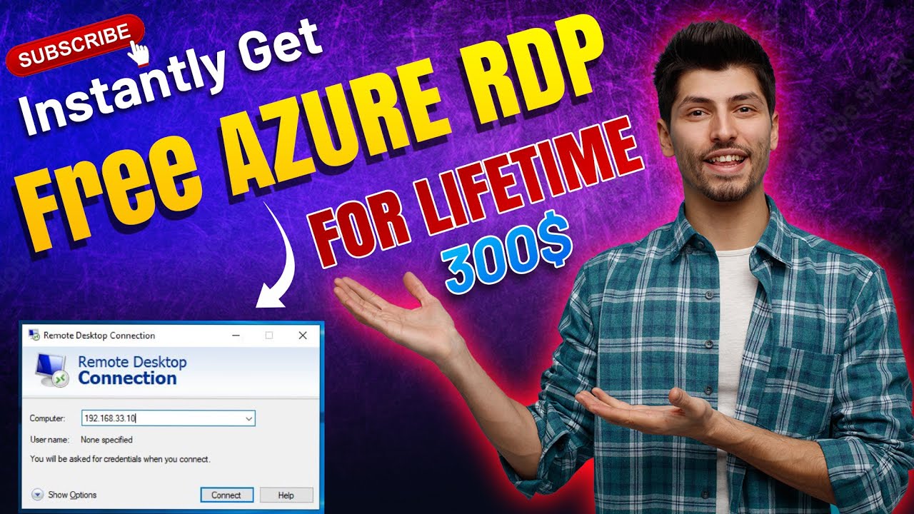 Free azure rdp | How to create free azure rdp | Microsoft azure rdp ...