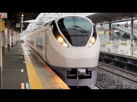 E657系ｶﾂK4編成がロング警笛を2発鳴らしながら天王台駅2番線を通過するシーン（2024.1.21.8:43） - YouTube