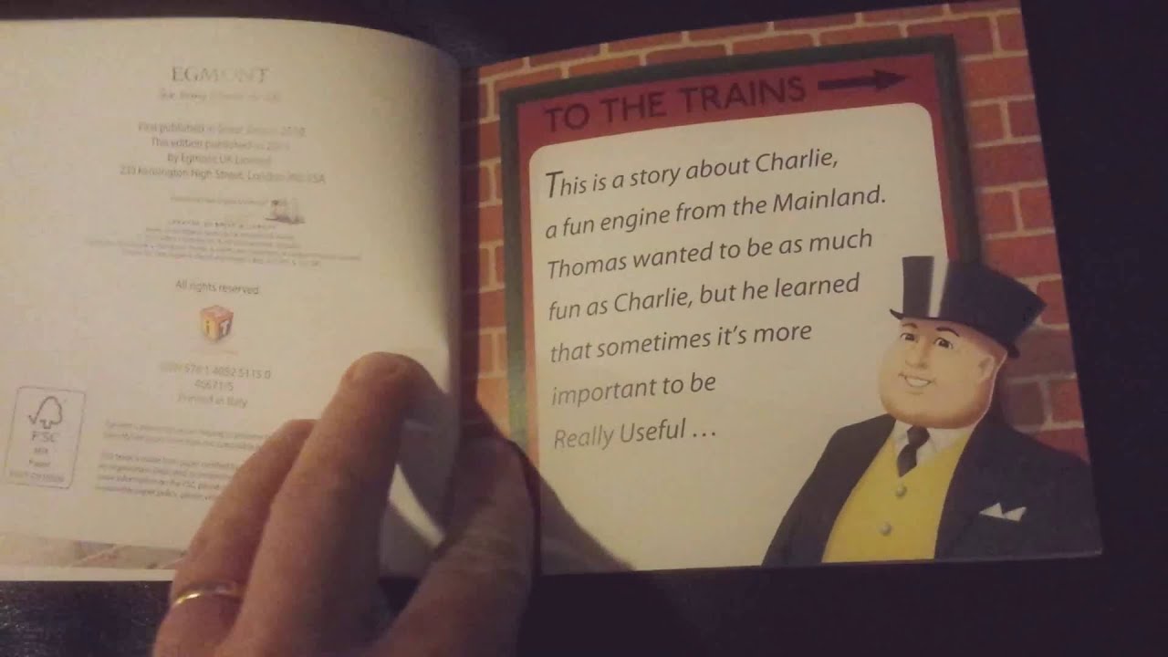 Thomas and Friends - Charlie - Children's book READ ALOUD! - YouTube