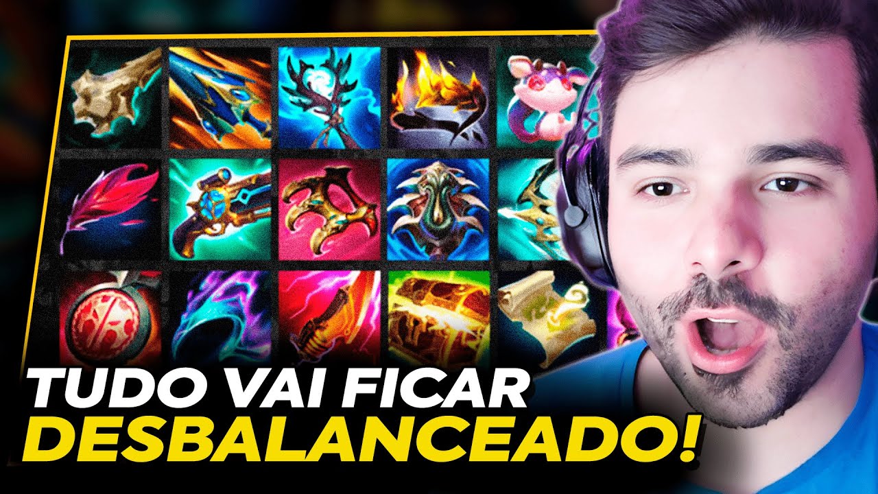 CHEGARAM os NOVOS ITENS do LOL! MINERVA EXPLICA e COMENTA SOBRE TUDO ...