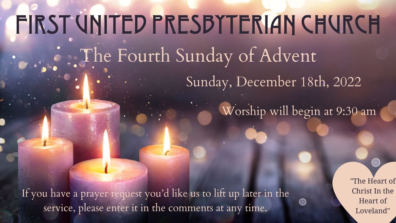 Sunday, December 18th Worship Service - YouTube