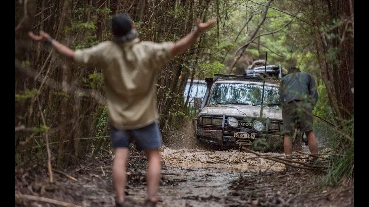 MILE OF MUD - Bogged so bad we had to camp on the track! - YouTube