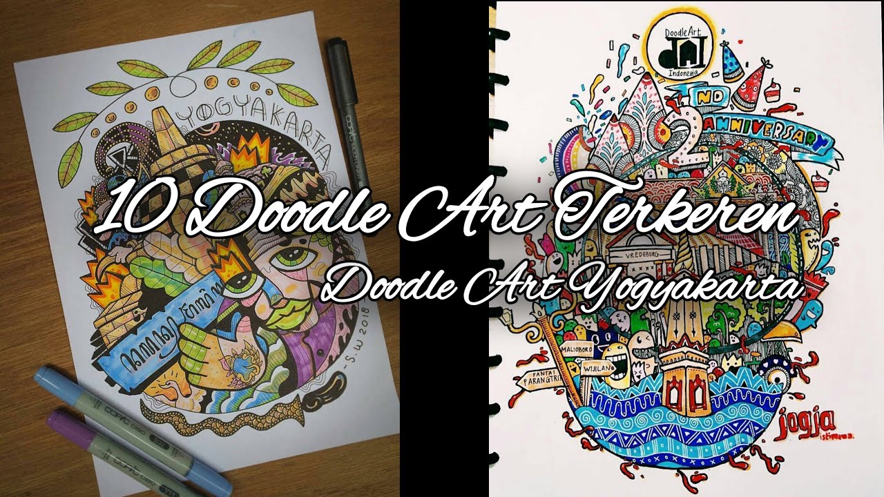 10 Doodle terkeren | Doodle Art Yogyakarta - YouTube
