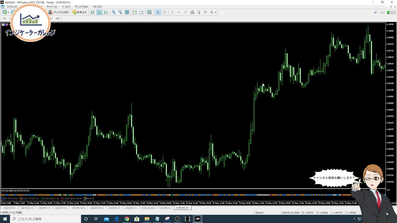 【超細かな状態分析!!】インジケーター「CCI Bar」とは？ - YouTube