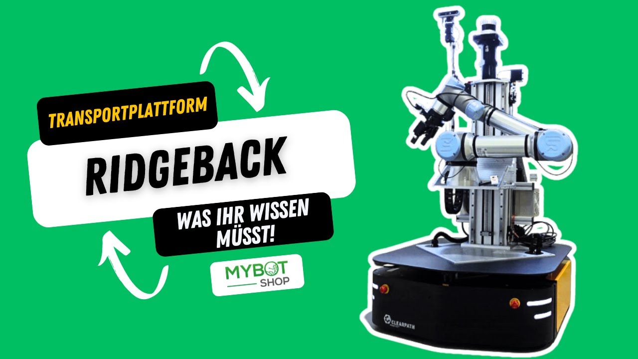 Clearpath Ridgeback | Die Omnidirektionale Transportplattform - YouTube