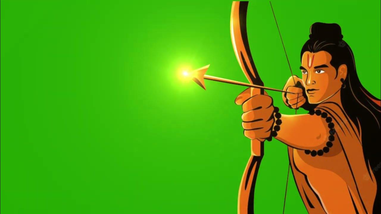 Ram navami Green screen | Lord Ram Green screen video no copyrights - YouTube