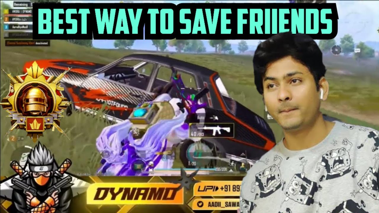 BEST WAY TO SAVE FRIEND IN BGMI - YouTube