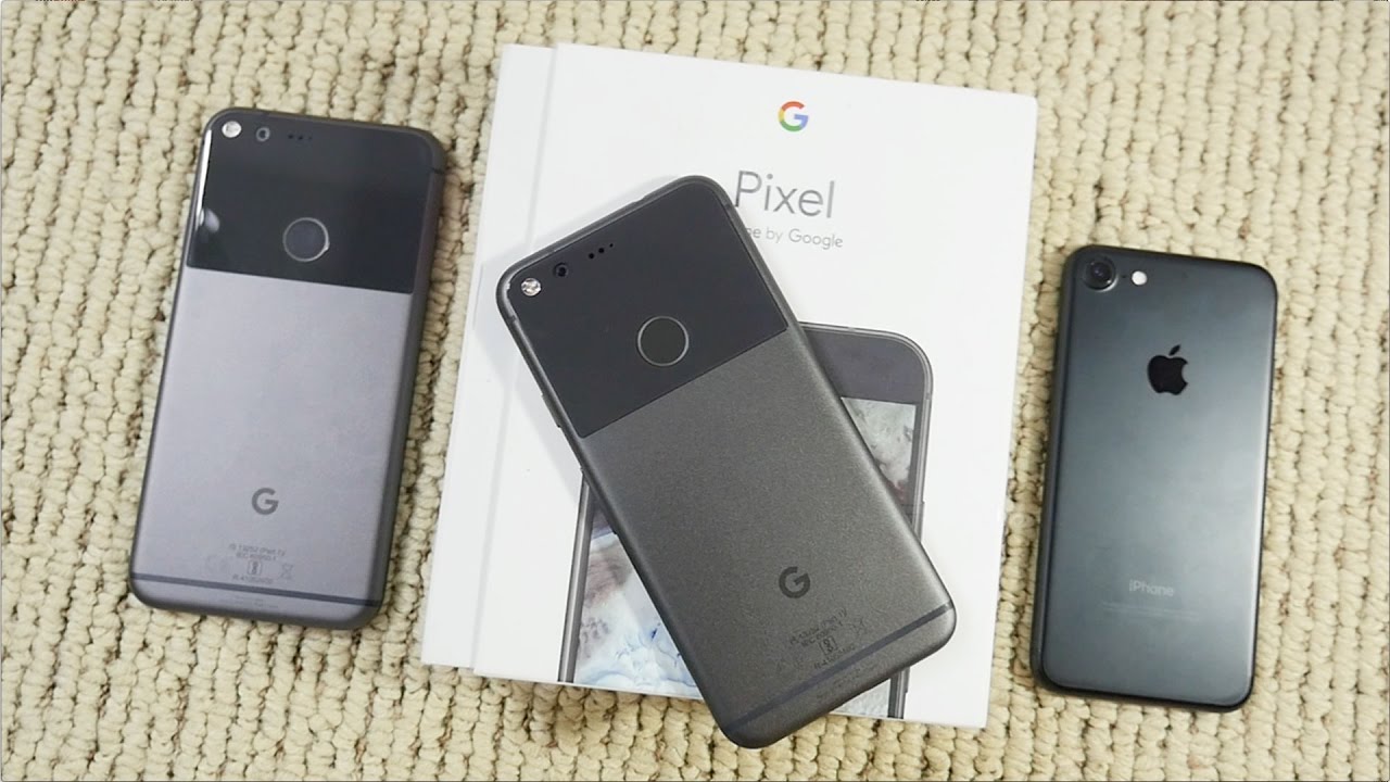 Google Pixel Unboxing & Comparison with iPhone 7 & Pixel XL - YouTube