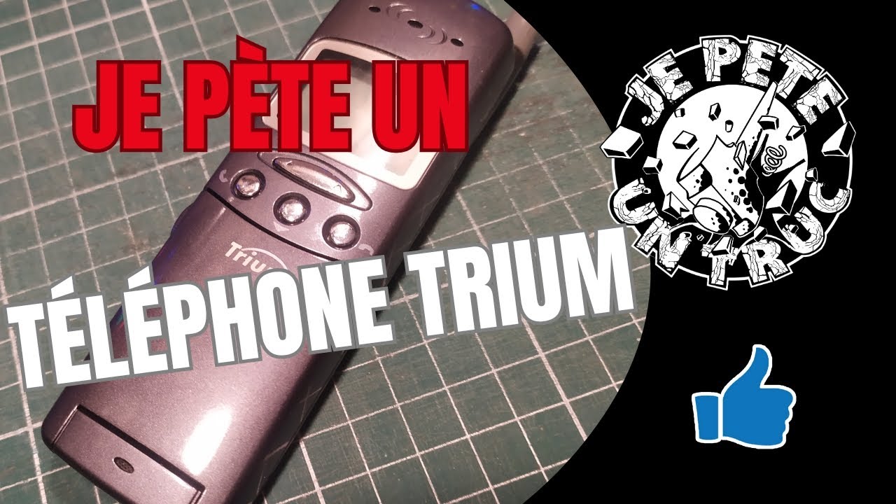 JE PÈTE UN TÉLÉPHONE TRIUM AVEC LA HACHE - YouTube