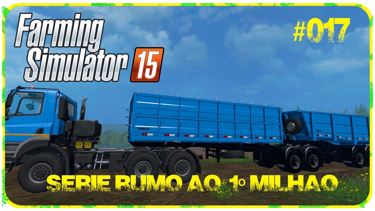 Farming Simulator 15 Caçamba Bitrem Randon - YouTube