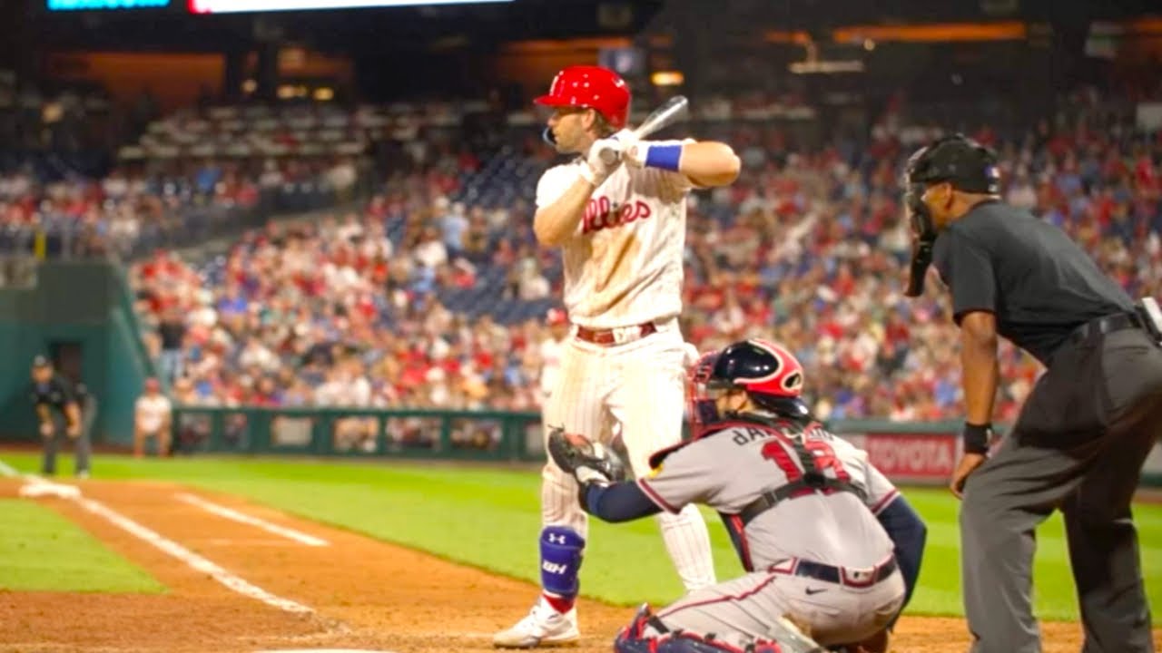 Bryce Harper Slow Motion Home Run Baseball Swing Instruction Video Tips ...