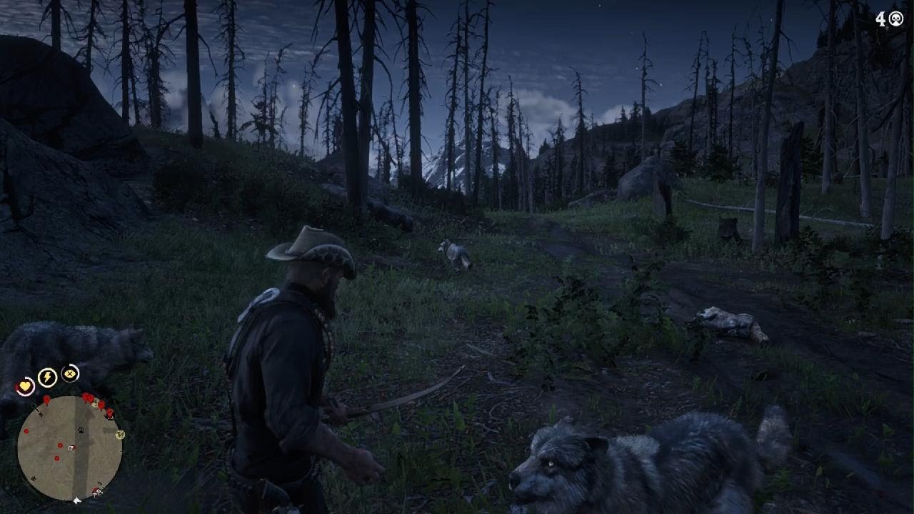 RDR2 - Wolf pack full force!! - YouTube