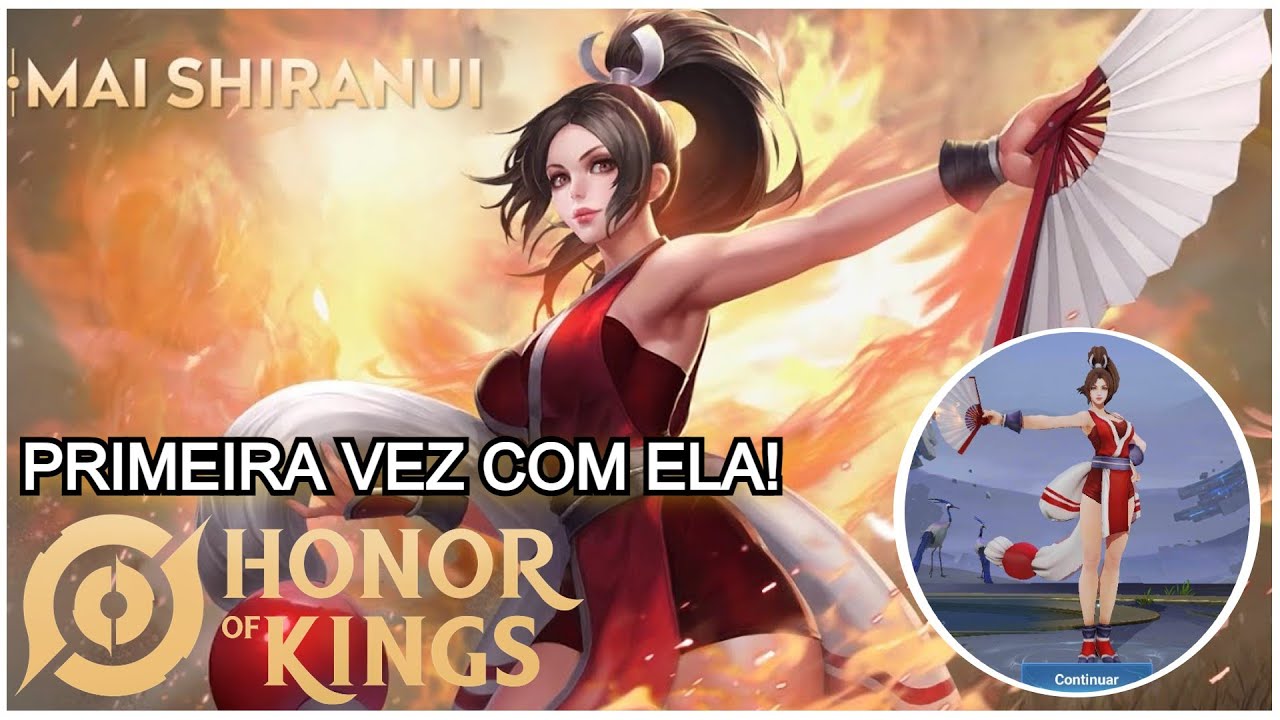 Honor of kings : Mai Shiranui Gameplay - YouTube