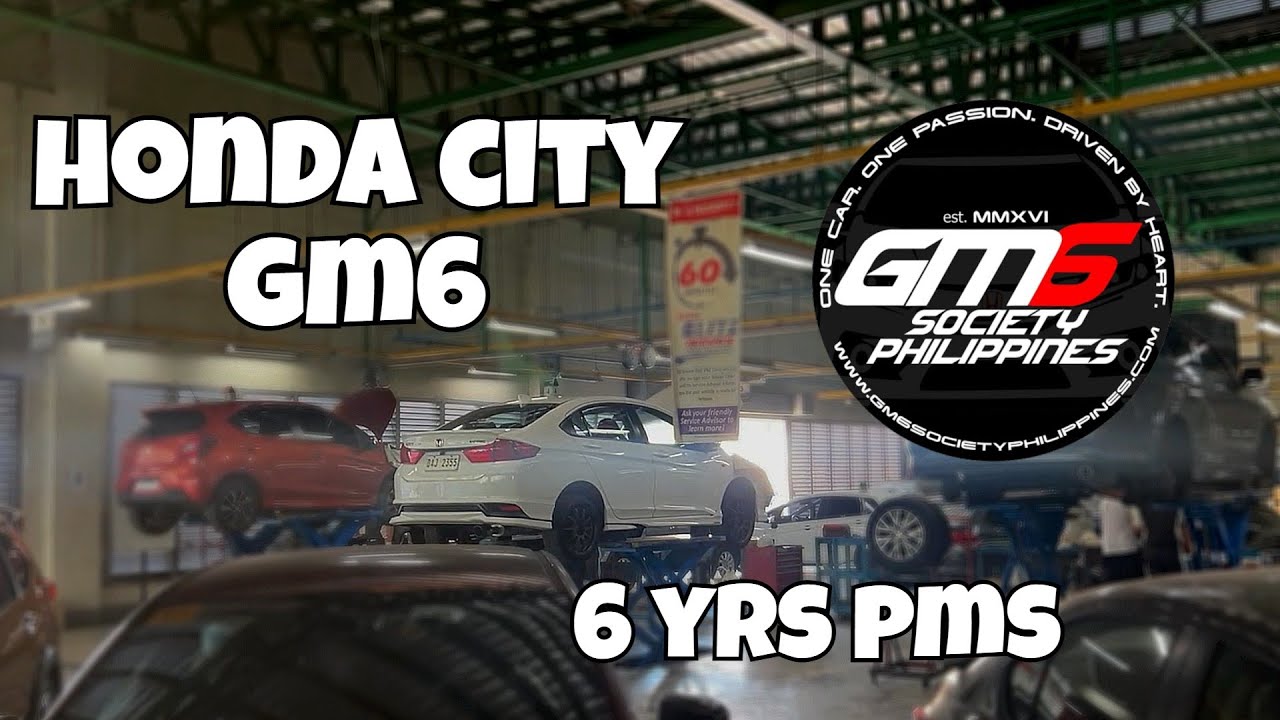 6 YRS PMS HONDA CITY 2019 GM6 | ARRIVO TIRES 205/45/17 - YouTube