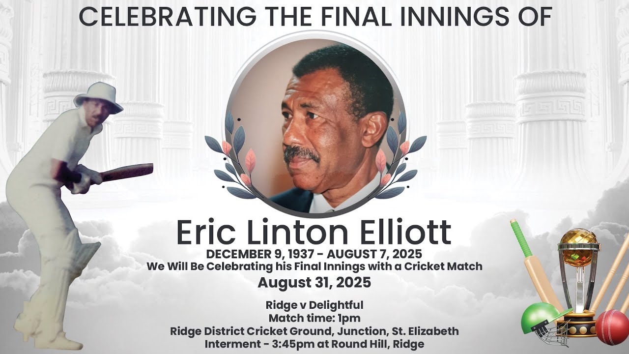 Celebrating Final Innings for Eric Linton Elliott - YouTube