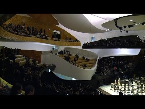 Inauguration of new concert hall Paris Philharmonic - YouTube