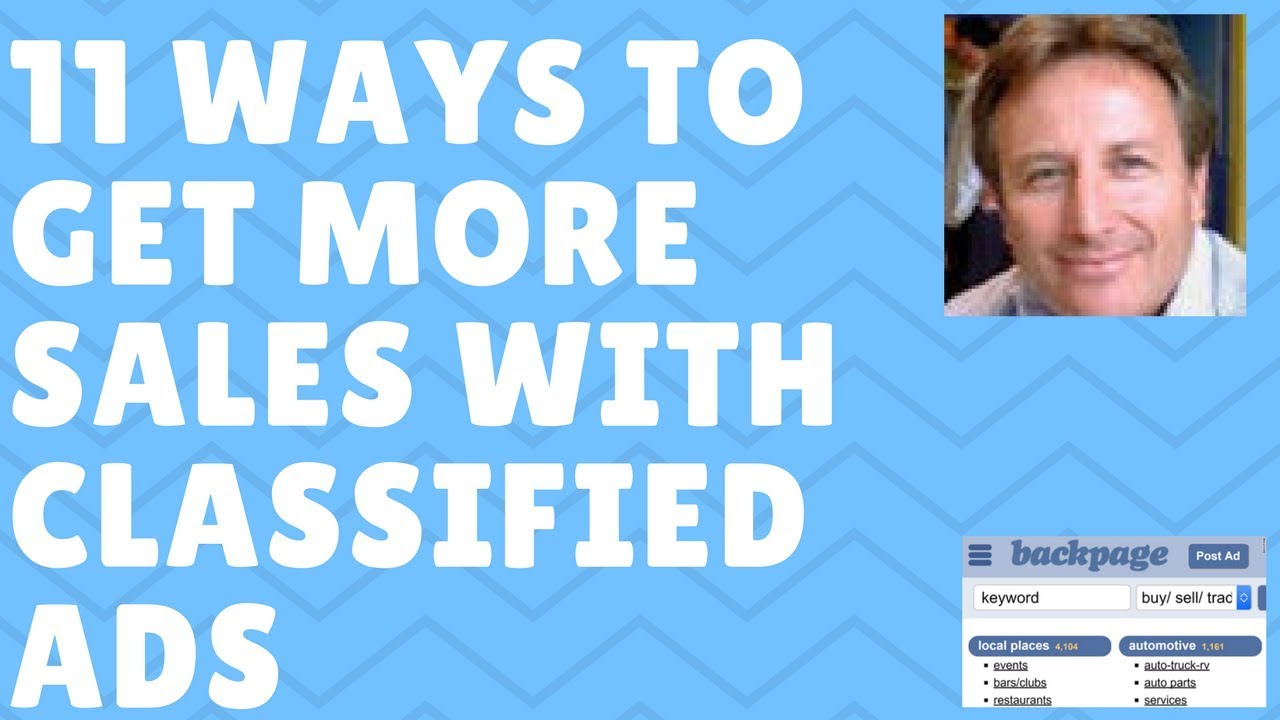 11 Proven Ways to Get More Sales With Classified Ad Marketing - YouTube