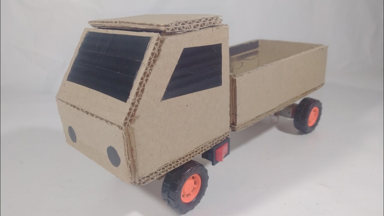 Build Your Own Moving Truck with a DC Motor! DIY Fun at Home 🚛 - YouTube