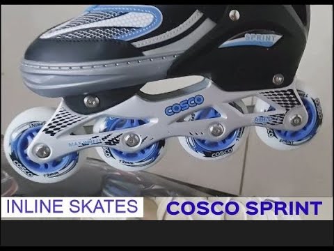 Cosco Sprint Inline Skate | adjustable roller skates | Unboxing review ...