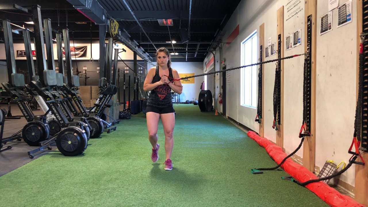 Single Leg Stance Balance with Band - YouTube