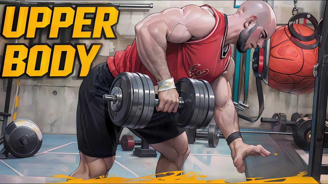 High Incline Press and Heavy Dumbbell Rows - YouTube