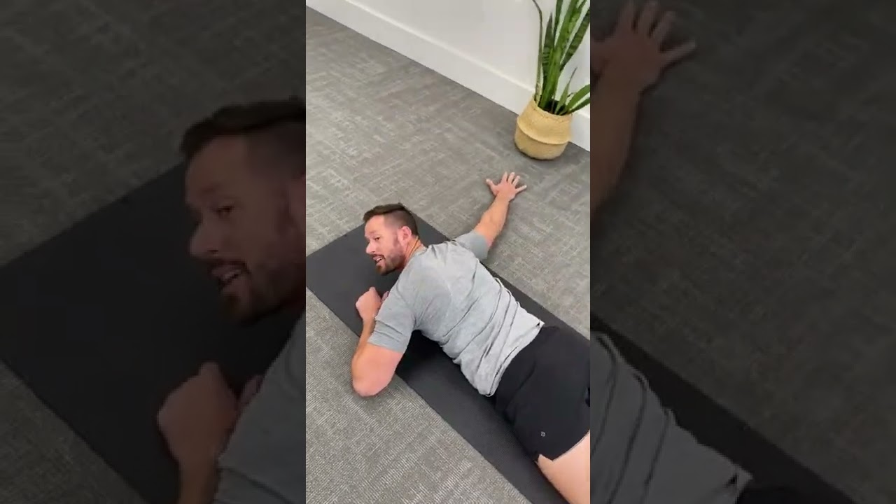 How to Stretch Your Upper Back & Neck #shorts - Yoga Interest