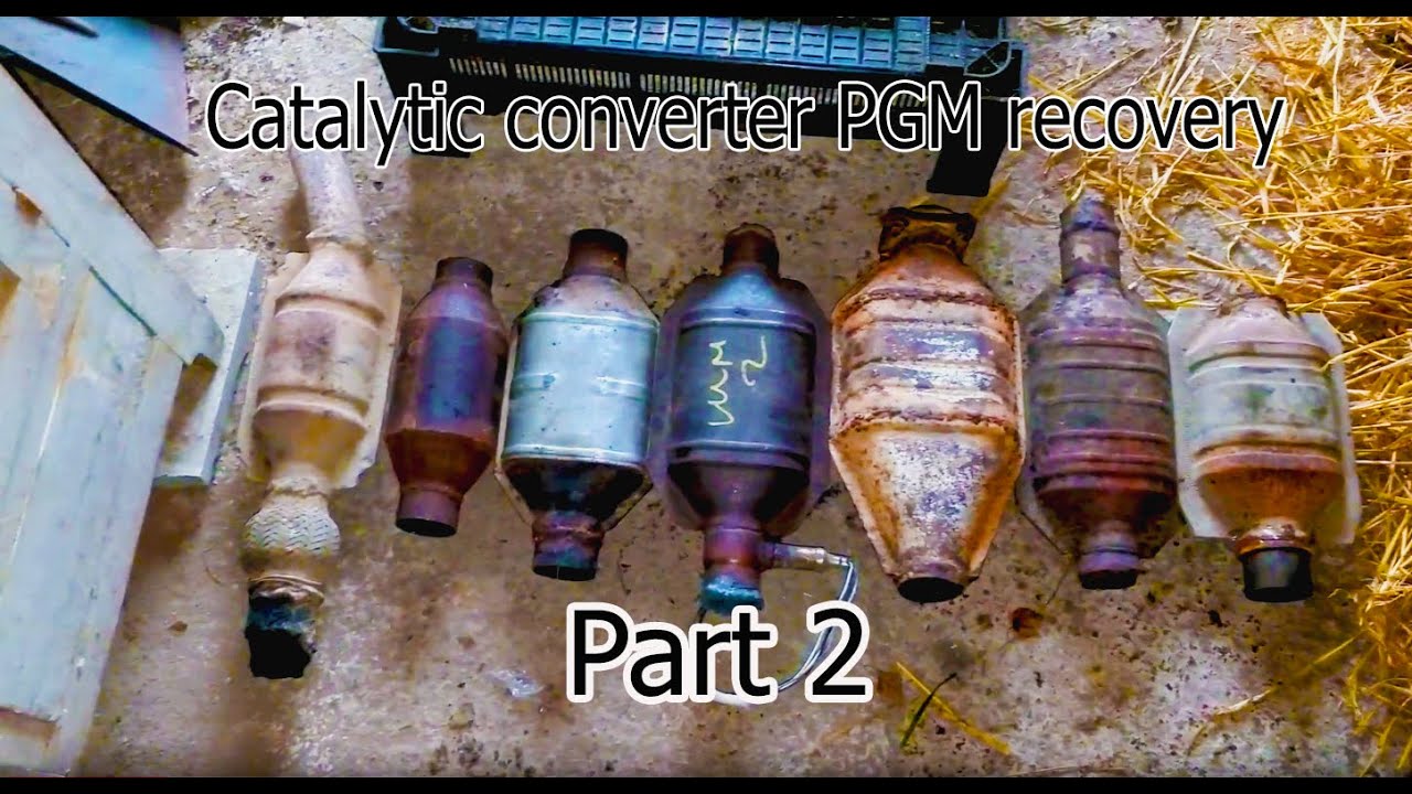 Catalytic Converter Platinum/Palladium Recovery, Part 2 - YouTube