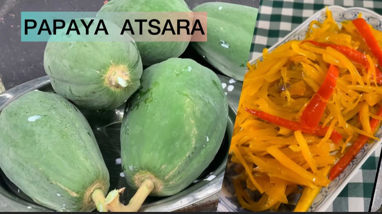ATSAL Papaya Atsara - Cebuano cooking - YouTube