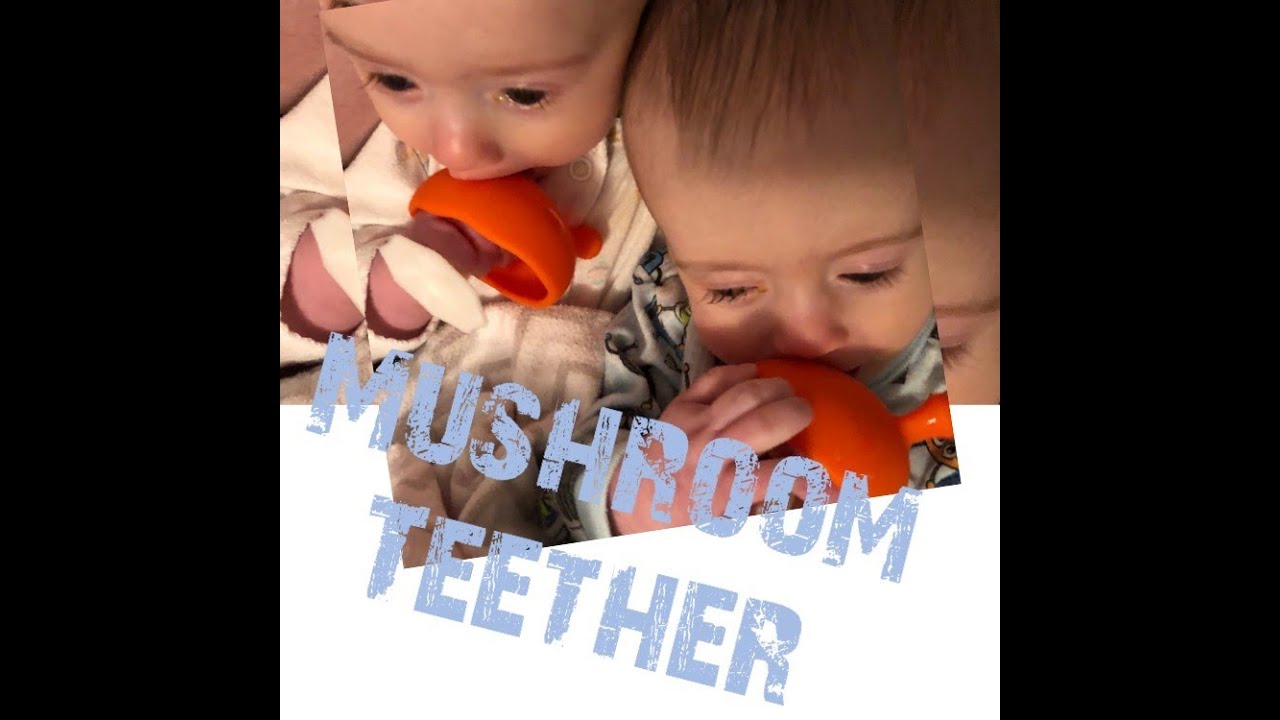 The BEST Teething Toy for Babies: Mombella Mushroom Teether - YouTube