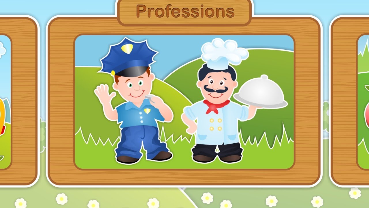 Intellijoy Kids Preschool Puzzles, Part 4, Professions - YouTube