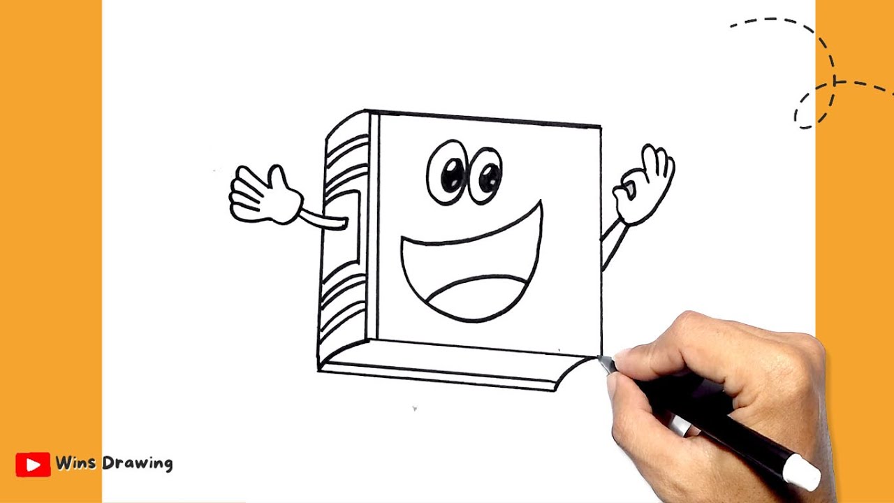 How to Draw Cartoon book - YouTube