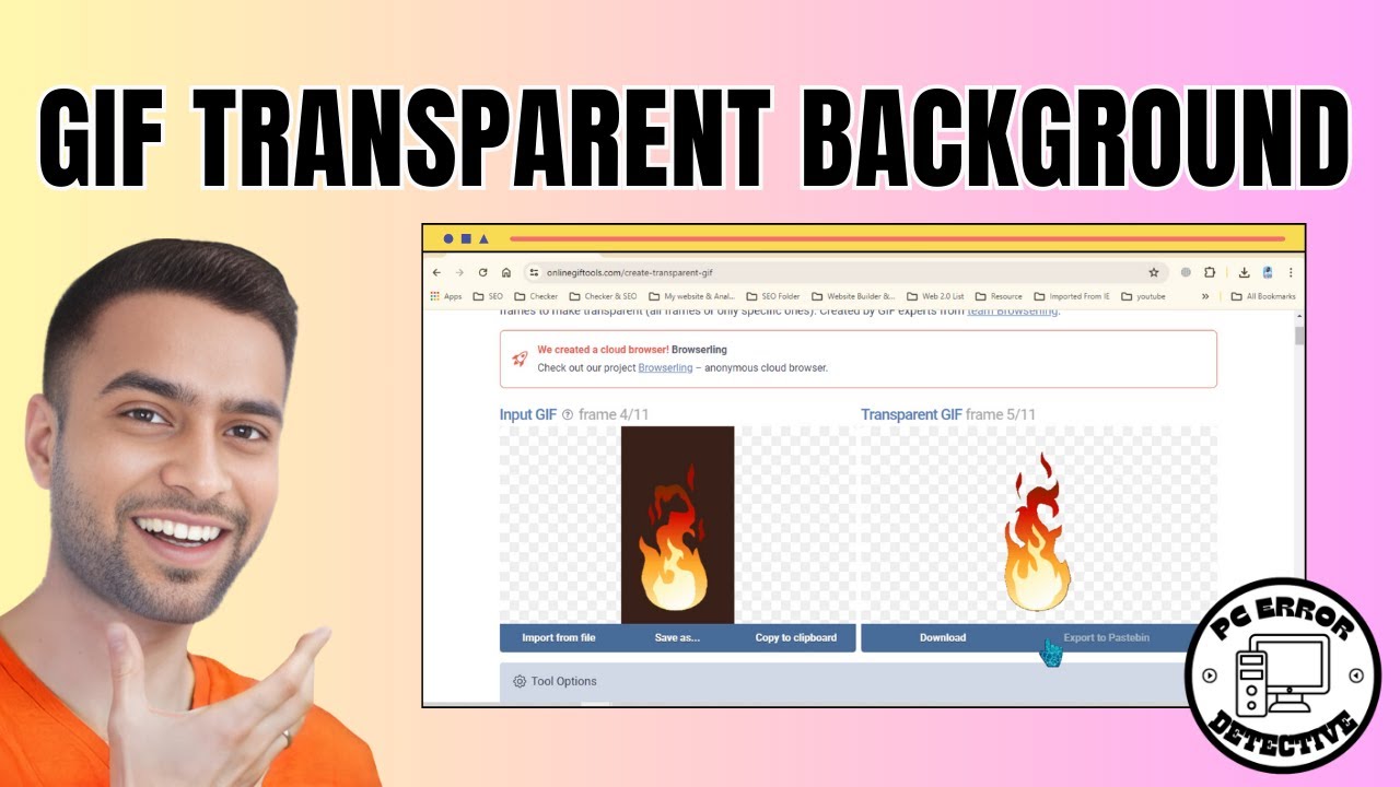 How to Make Gif Transparent Background | Unleash Your Creativity! - YouTube
