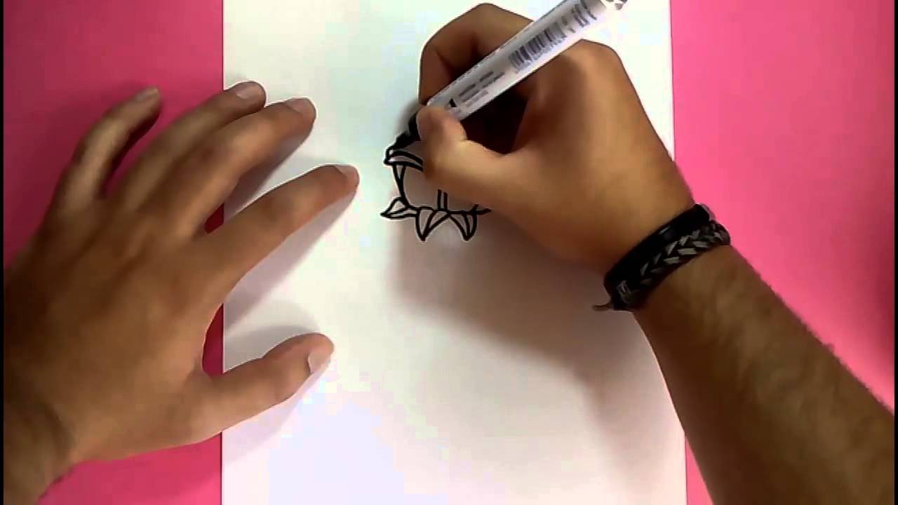 Como dibujar una rosa paso a paso 7 | How to draw a rose 7 - YouTube