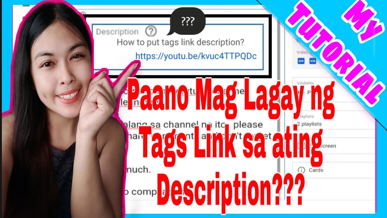 how-to-put-tags-link-description-on-youtube-videos-tagalog-tutorial