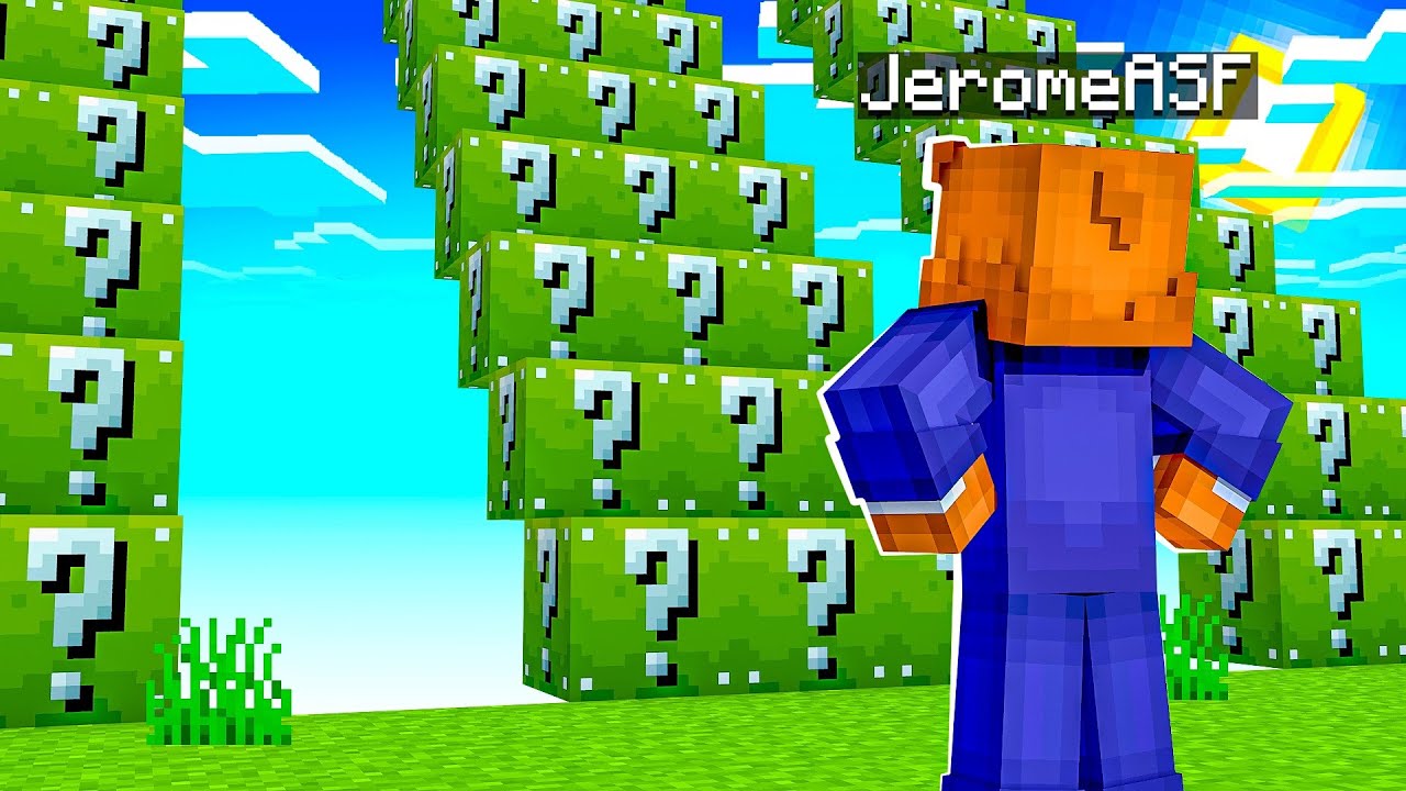 Worms Lucky Block Staircase Race In Minecraft - YouTube